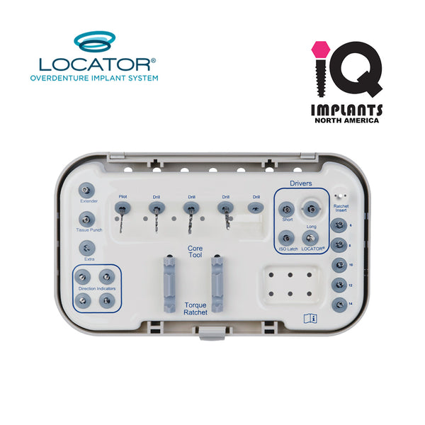 Locator Implants Standard Surgical Kit for Narrow Range - IQ IMPLANTS USA