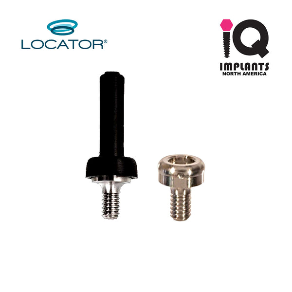 Locator 0 Cast-to Female with Parallel Post, 2-Pack - IQ IMPLANTS USA