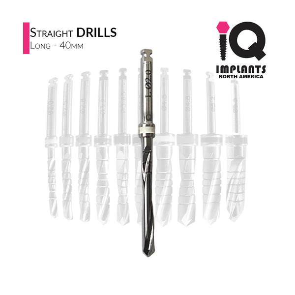 Internal Irrigation Drills - IQ IMPLANTS USA